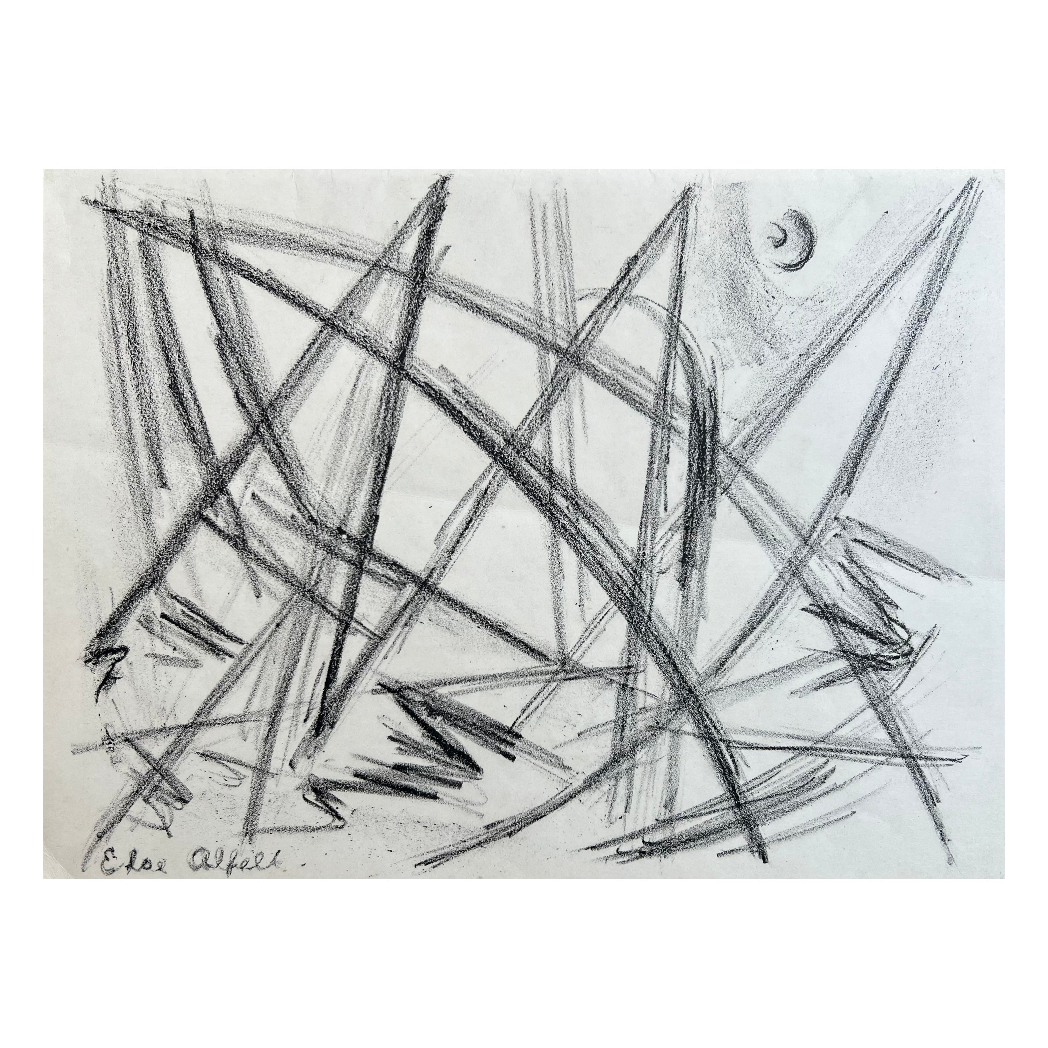 Else Alfelt. Composition, 1940’s – Københavns Kunsthandel